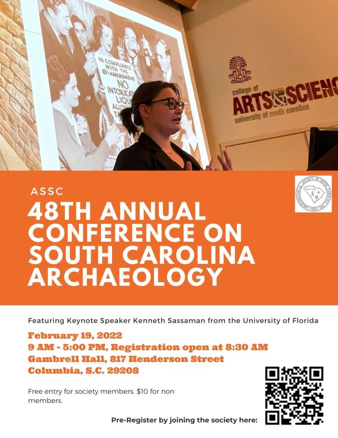 48th Annual Conference on Archaeology | Archaeological Society of South ...