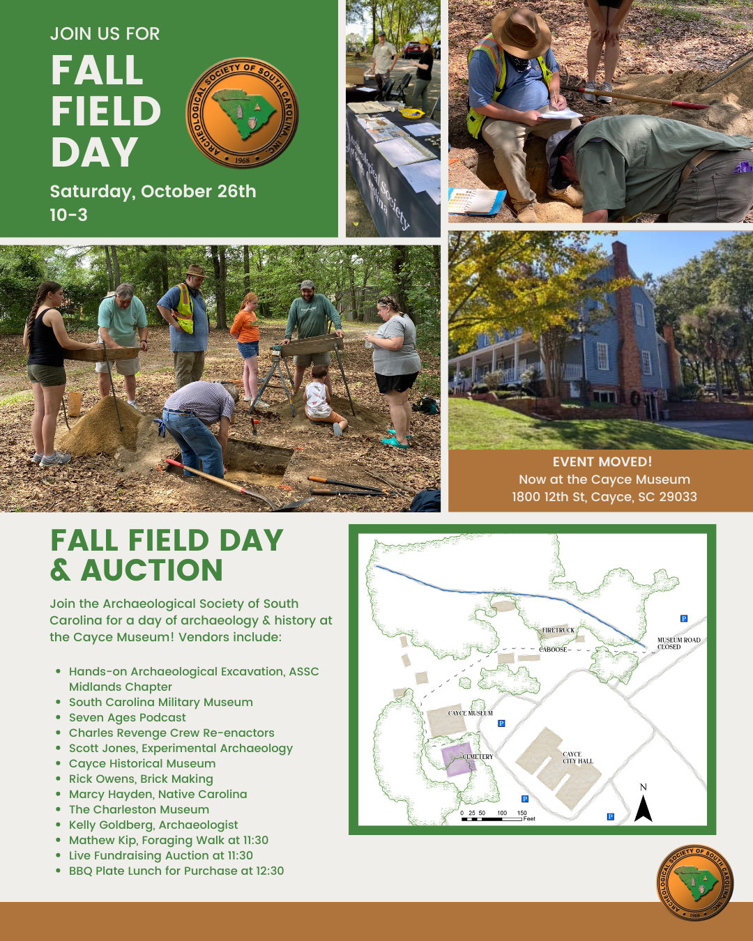 2024 Fall Field Day | Archaeological Society of South Carolina